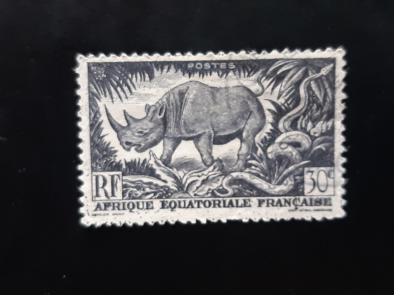 FRANCUSKA KOLONIJA AFRIQUE EQUATORIALE 1947