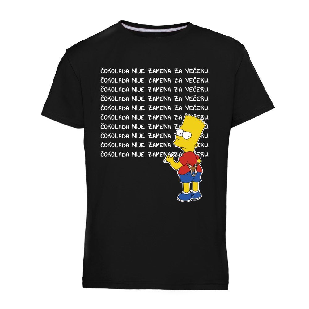 Bart Simpson piše na tabli