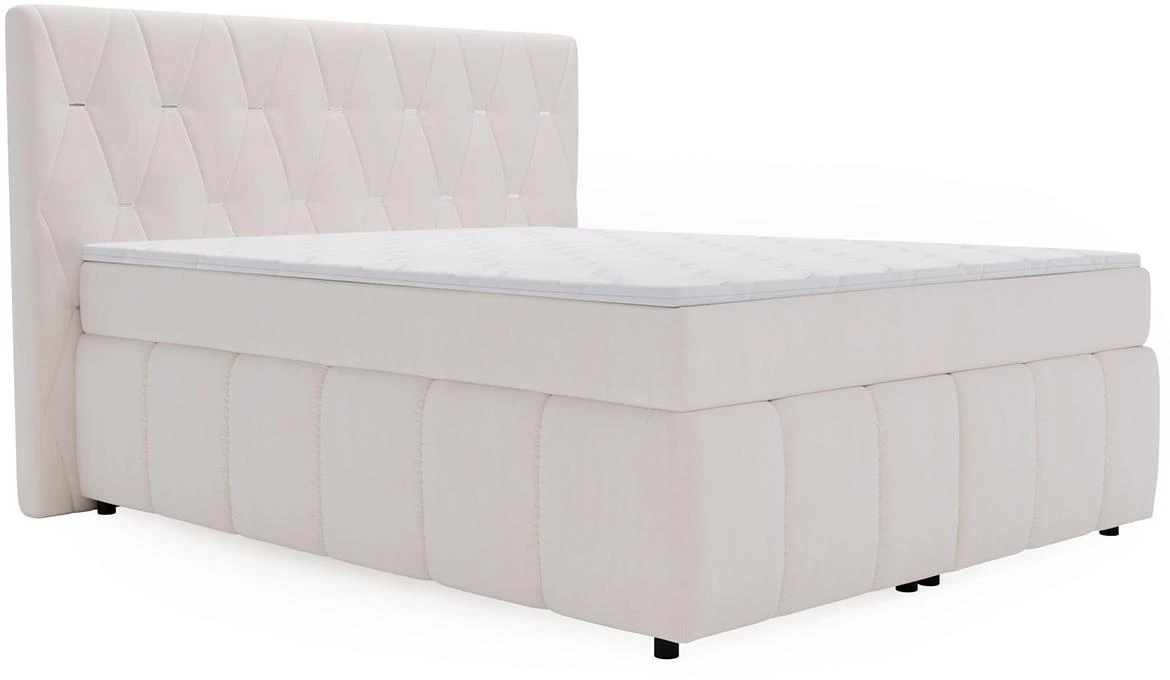 Rosa Salvador 02 boxspring krevet 164x215x138 cm bež
