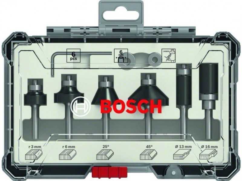 Bosch set od 6 glodala (NOVO)