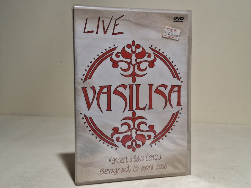 VASILISA Live koncert SAVA CENTRU BEOGRAD DVD NOVO NOVO