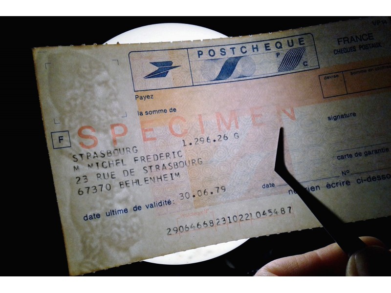 FRANCUSKA | POSTCHEQUE [VP14] - SPECIMEN - 1979