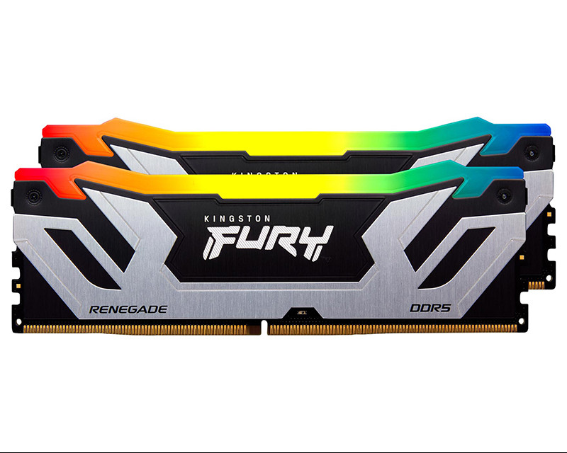 KINGSTON - CUDIMM DDR5 48GB (2x24GB kit) 8400MT/s KF584CU40RSK2-48 FURY Renegade Silver RGB XMP