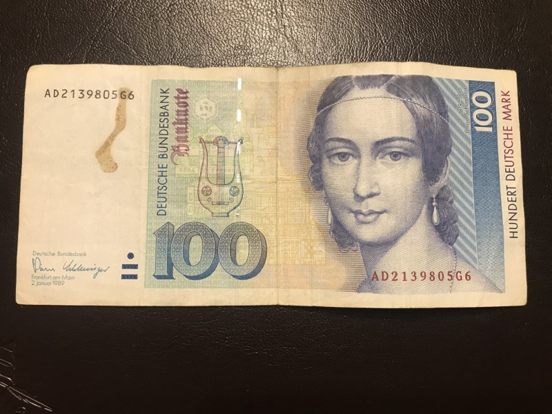 NEMAČKA 100 MARAKA.1989.