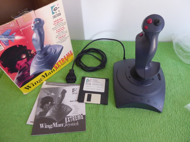 Logitech Wingman Extreme Joystick / retro (vintage)