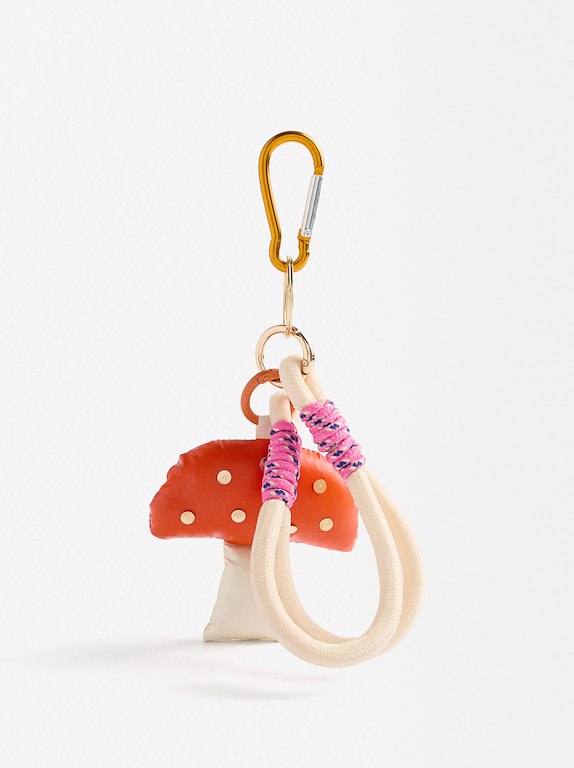 Mushroom Keychain Charm