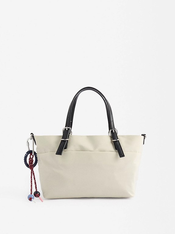 Nylon tote bag with strap M