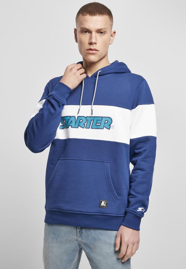 STARTER BLOCK HOODY SPACE BLUE/WHITE