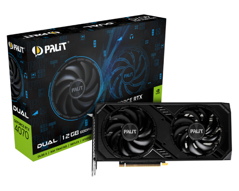 PALIT - nVidia GeForce RTX 4070 12GB 192bit RTX 4070 Dual grafička karta