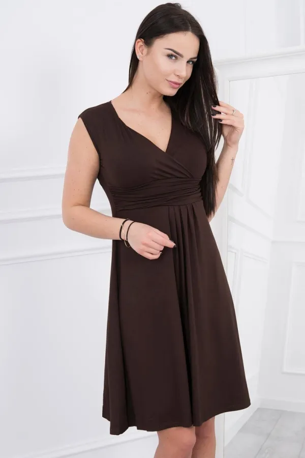 MARKA NIEZDEFINIOWANA 8288 DRESS BROWN