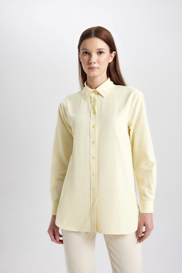 DEFACTO RELAX FIT POPLIN LONG SLEEVE SHIRT TUNIC