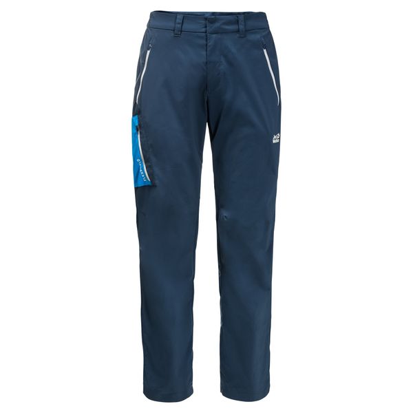 MEN'S JACK WOLFSKIN OVERLAND PANTS THUNDER BLUE