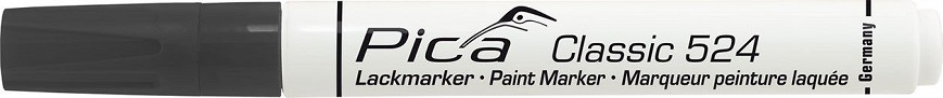 Pica industrijski crni marker 2-4mm Pica-Classic 524/46