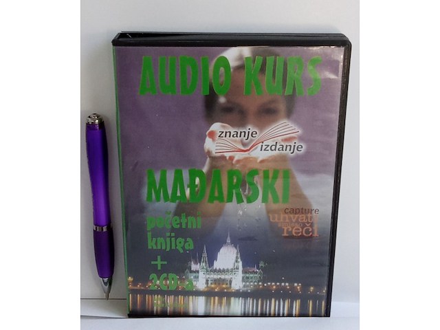 AUDIO KURS MADJARSKI POČETNI KNJIGA + 2 CD-A (NOVO)