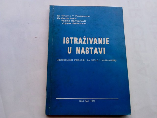 Istraživanje u nastavi, T.Prodanović, RU RĆ ns