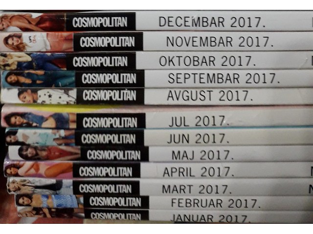 Cosmopolitan 10 ČASOPISA iz 2017 godine