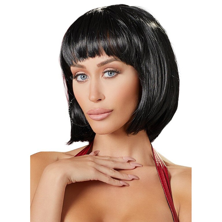 Perika Crnka Kratka Black Bob Wig