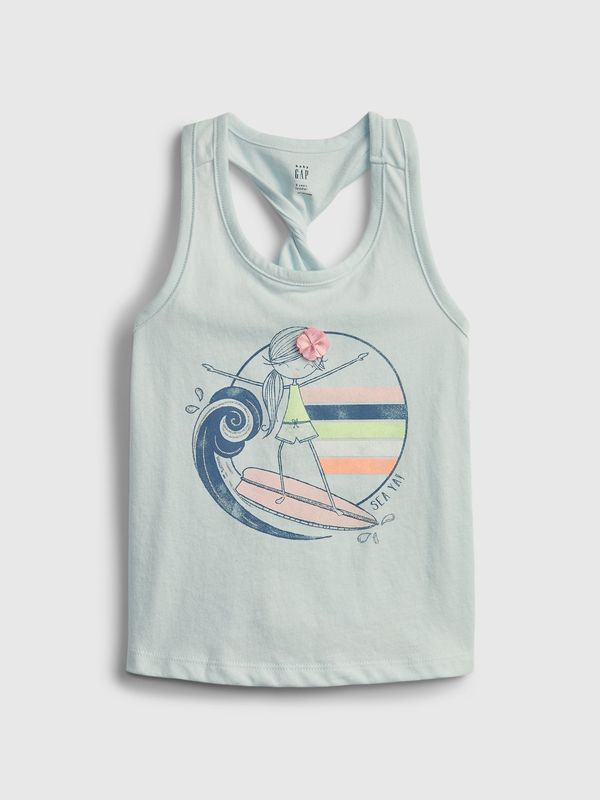 GAP CHILDREN'S TANK TOP BEA TWIST TANK - GIRLS