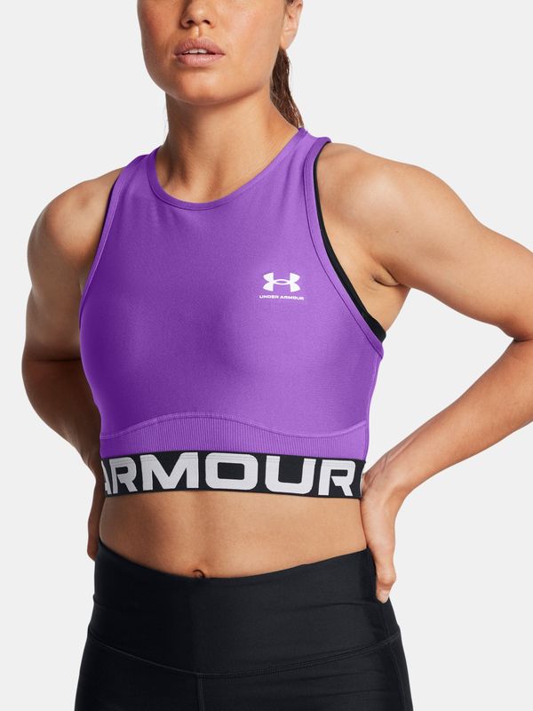 UNDER ARMOUR HEATGEAR RIB TANK-PPL TANK TOP - WOMEN'S