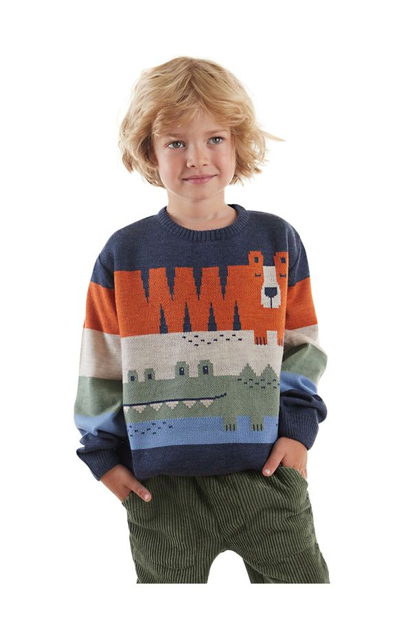 DENOKIDS ANIMALS BOY'S SWEATER