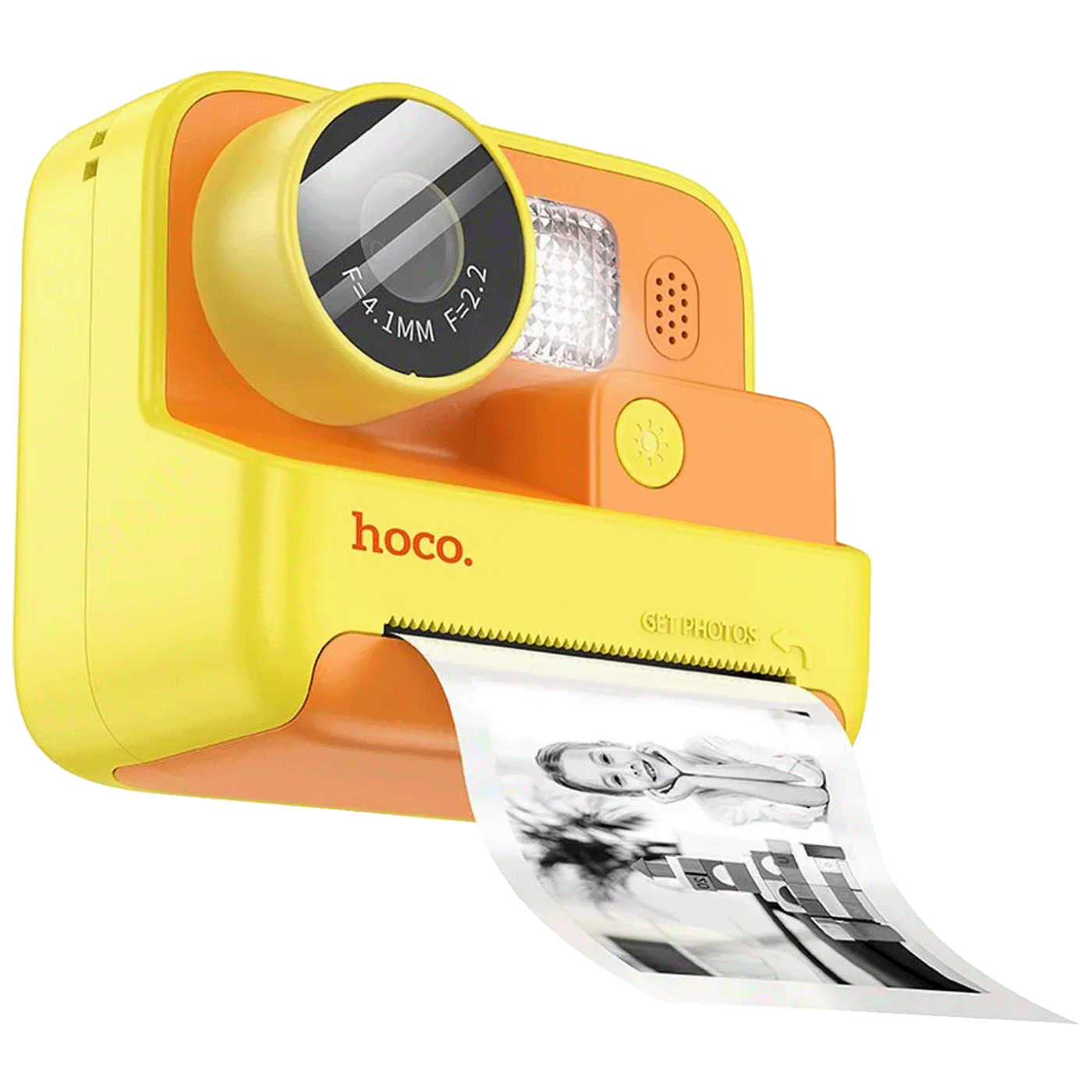 hoco. DečiJa kamera sa štampačem, 2″ IPS LCD, 720p, microSD – DV200 Yellow