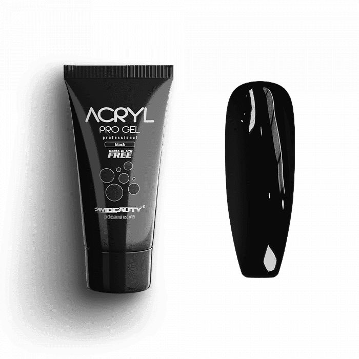 Acryl Pro Gel Black - HEMA & TPO Free 15g