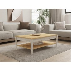 HOME LINE Sto za dnevnu sobu Moli Sapphire Oak Antik White