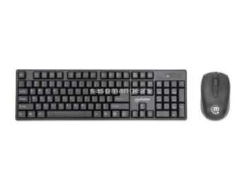 Manhattan tastatura+miš Wireless 181068 US, black