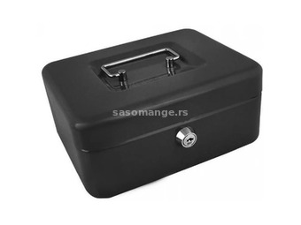 OEM MALATEC metal key cash box 20 x 16 x 9cm black