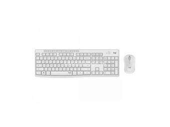 Tastatura + Mis Logitech MK295 Silent Wireless Desktop Off White US 920-009824