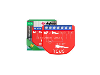 NOUS B4Z clever Tuya Zigbee mini shutter control / motor függönyvezérlő modul