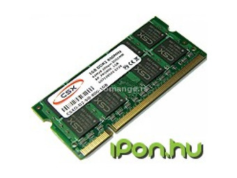 CSX 1GB Notebook DDR2 800MHz CL5 CSXO-D2-SO-800-1GB