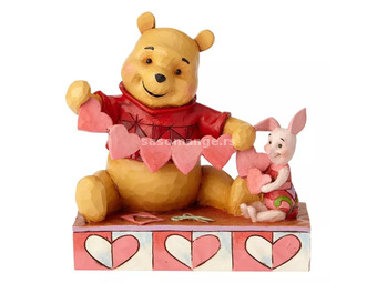 Handmade Valentines (Pooh and Piglet Figurine)