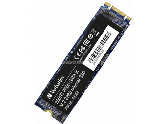 VERBATIM 256GB Vi560 S3 M.2 SATA M.2 2280 49362