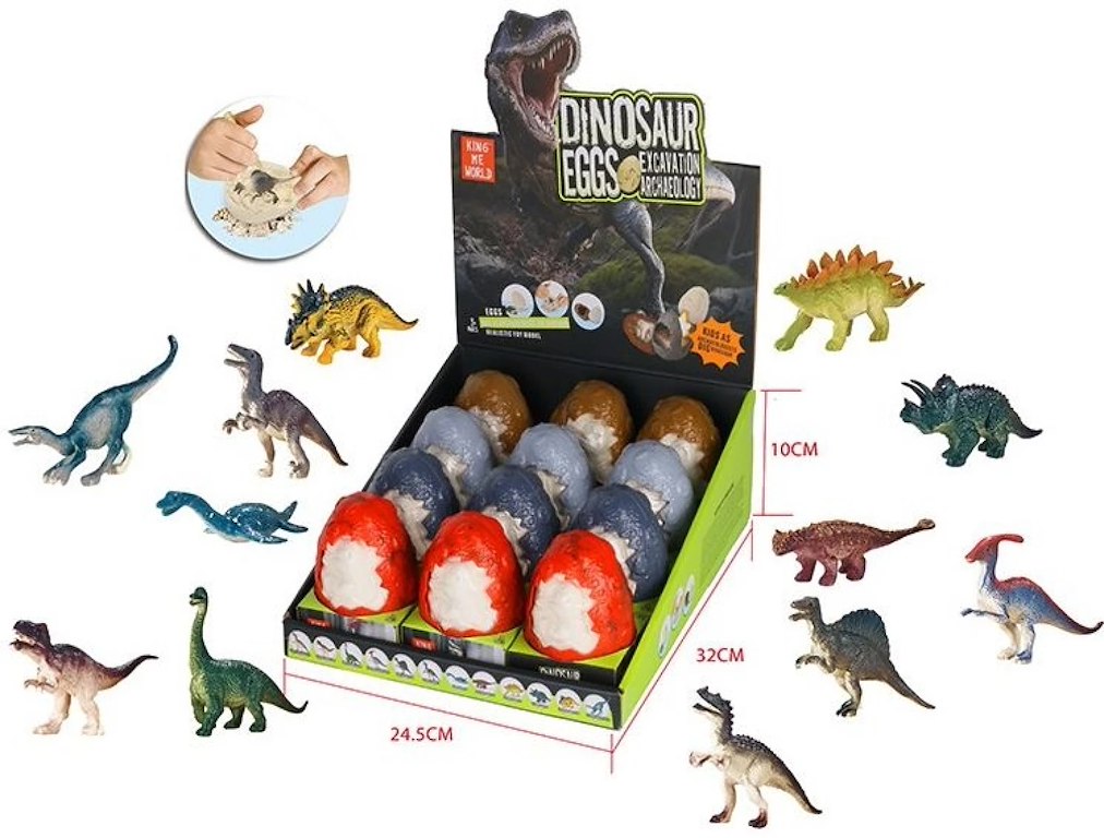 DINOSAURUS JAJE 6018BA CENA ZA 1 KOM