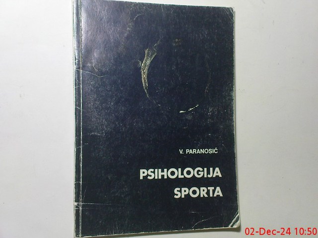 V. PARANOSIC - PSIHOLOGIJA SPORTA