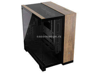 CORSAIR 6500X TG case fekete/diófa