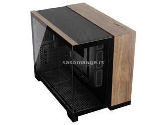 CORSAIR 2500X TG case fekete/diófa