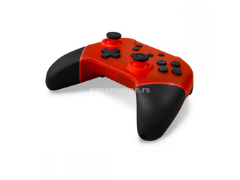 HYPERKIN Armor3 NuChamp Wireless Controller transparent red SWITCH