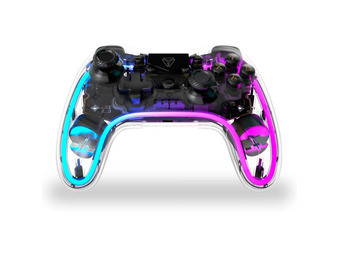 YENKEE JOYPAD Wireless Gamepad MULTI transparent RGB