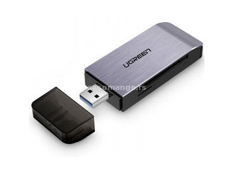 UGREEN 4 az 1-ben USB adapter SD + microSD card reader silver