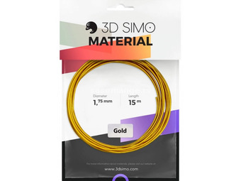 3DSIMO Filament REAL GOLD gold 15m