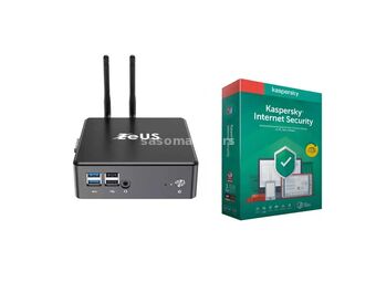 Mini PC Zeus MPI10-i523 Intel i5-1145G7 4C 4.4 GHz 16GB Rama 512GB SSD Win11Pro+Kaspersky