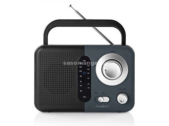 NEDIS RDFM1300GY FM radio black-gray