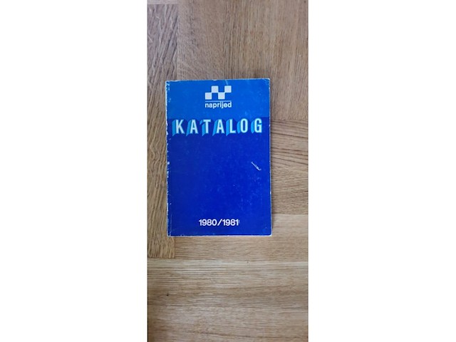 Katalog knjiga 1980/1981 Naprjed izdavacka kuca