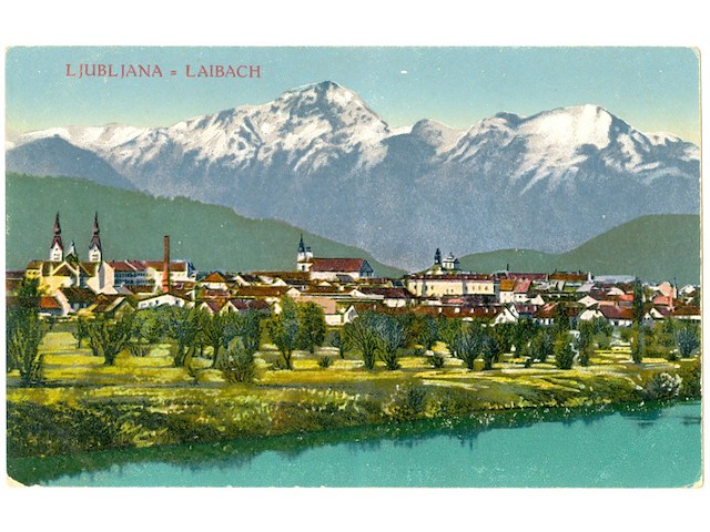 Slovenija - Laibach - Ljubljana s kamniškimi planinami