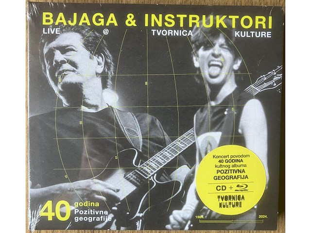 BAJAGA &; INSTRUKTORI - 40 godina Pozitivne.. CD+BD NOVO