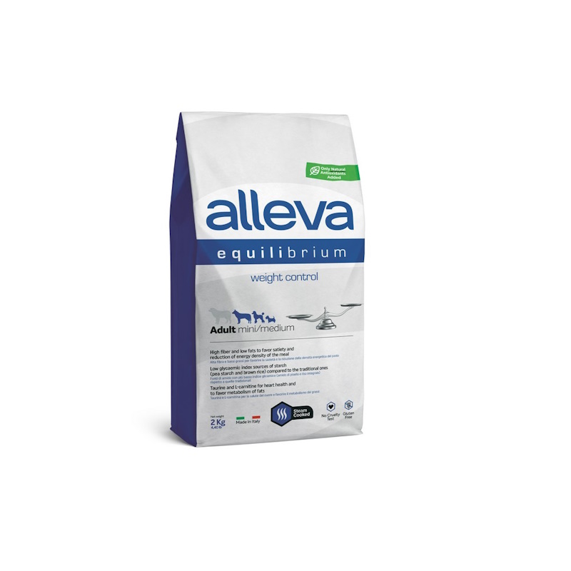 Alleva equilibrium weight control dog adult mini/medium 2kg