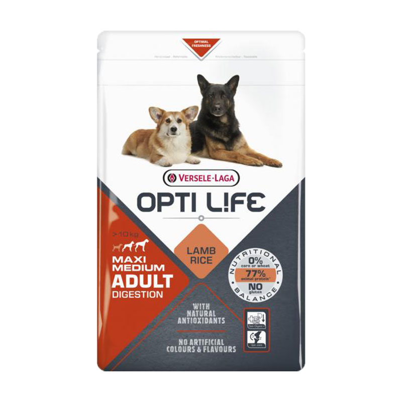 Versele laga Opti life Digestion medium/maxi 12.5kg