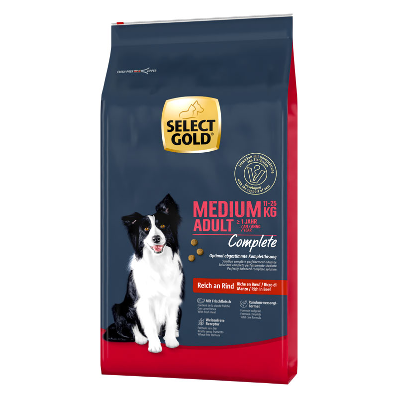 Select Gold medium adult govedina 12kg